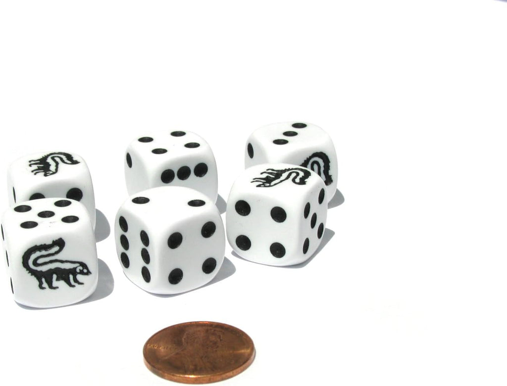 Skunk Playing Dice | Animal Dice | Sin City Games
